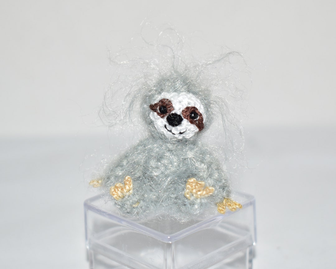 Handmade Crochet Sloth Amigurumi Sloth Micro Sloth - Etsy