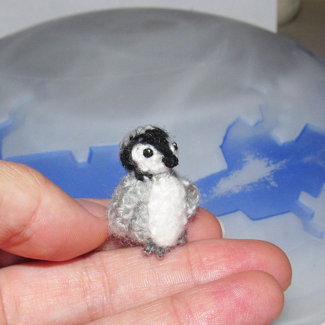 Mini Baby Penguin ONLY 1 " - Tiny Micro Penguin Dollhouse Penguin ...