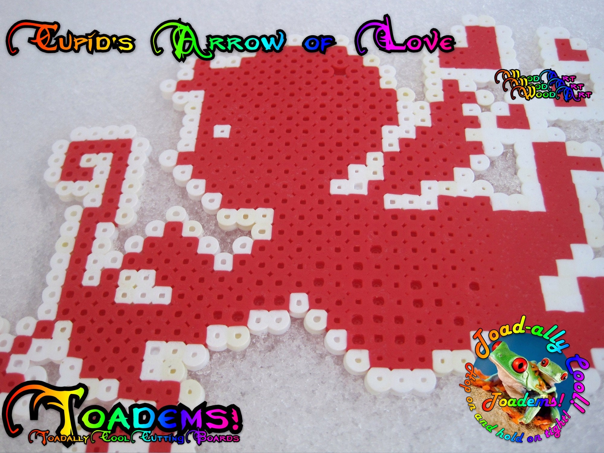 Cupid's Arrow perler Bead Art Love Lover Cherub - Etsy