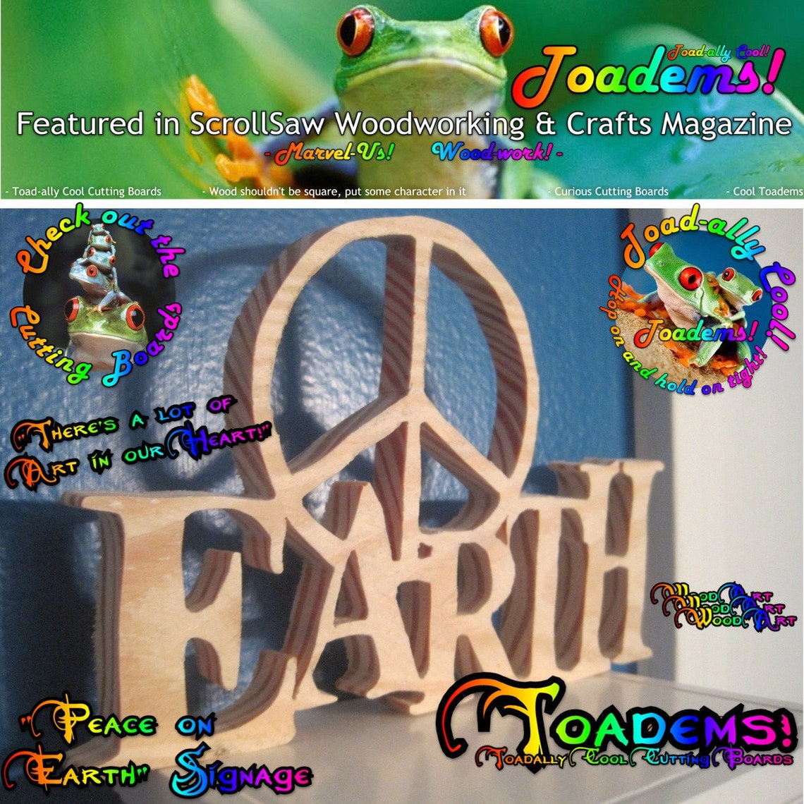 Peace on Earth Peace Earth Sign Wall Shelf Earth Day Wood Art - Etsy