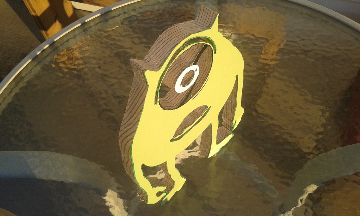 Mike Wazowski Mikey Monsters University Inc Pixar Movie wood - Etsy