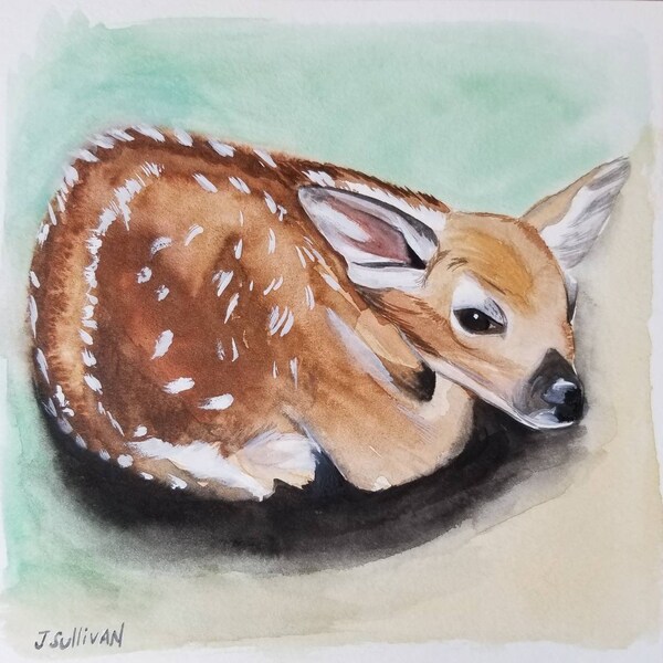 Baby Animal Painting - Etsy