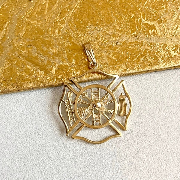Firefighter Charm - Etsy