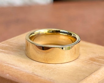Cigar Band Wedding Ring - Etsy