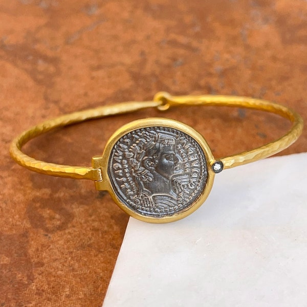 Coin Bangle - Etsy