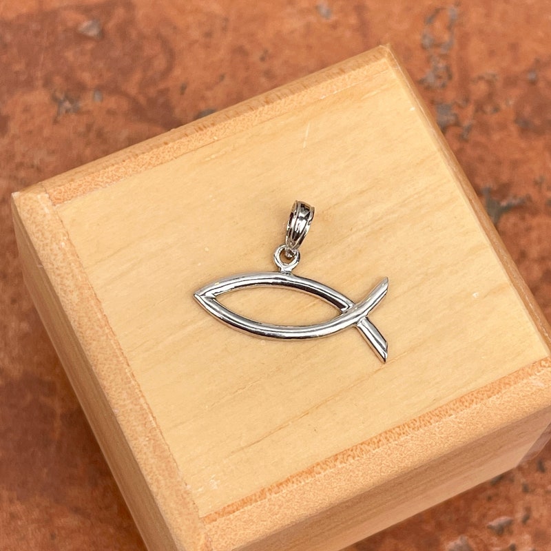 Ichthus Necklace - Etsy