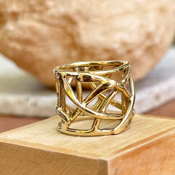 Cigar Band Ring - Etsy