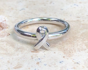 Breast Cancer Ring | Etsy