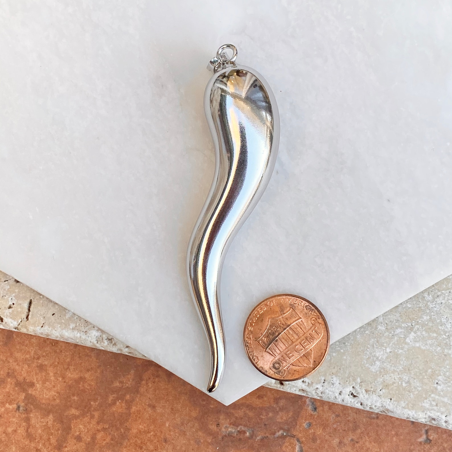 Sterling Silver Polished cornicello Corno Italian - Etsy