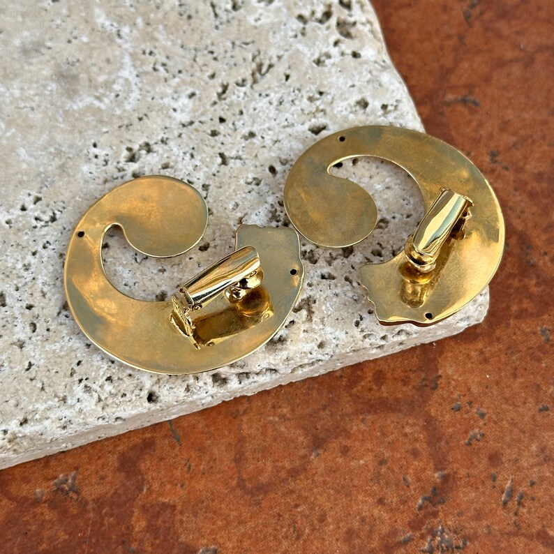 Vintage 14K Yellow Gold Designer Bassani Panther Cat Cougar Leopard ...