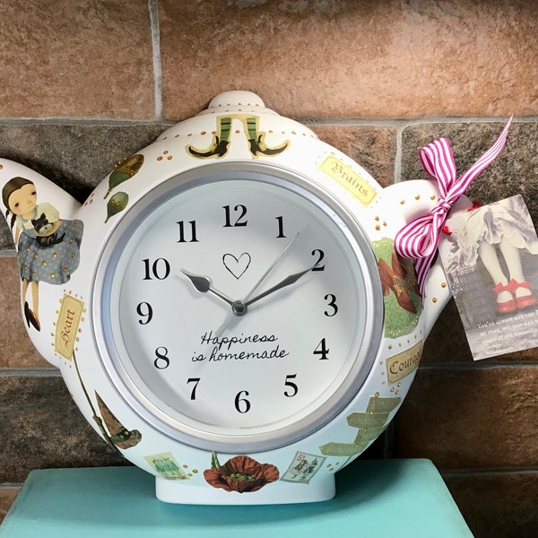 Teapot Clock - Etsy