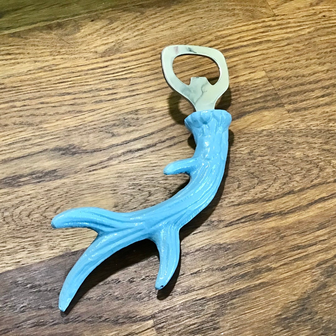 Bottle Cap Remover Metal Stag Antler Bottle Opener Rustic - Etsy