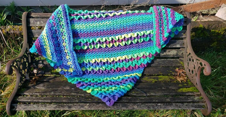 Jardín Shawl *CROCHET PATTERN* - Etsy