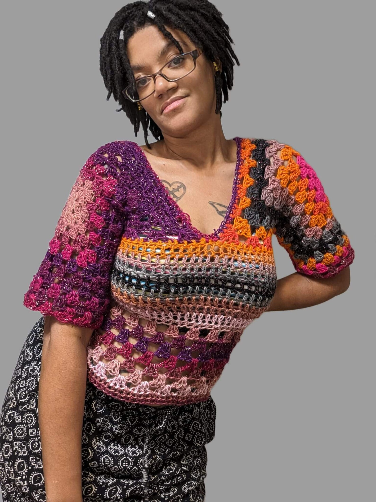 Silver Fox Top CROCHET PATTERN - Etsy