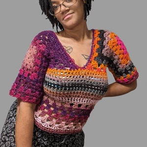 Silver Fox Top * CROCHET PATTERN* - Etsy