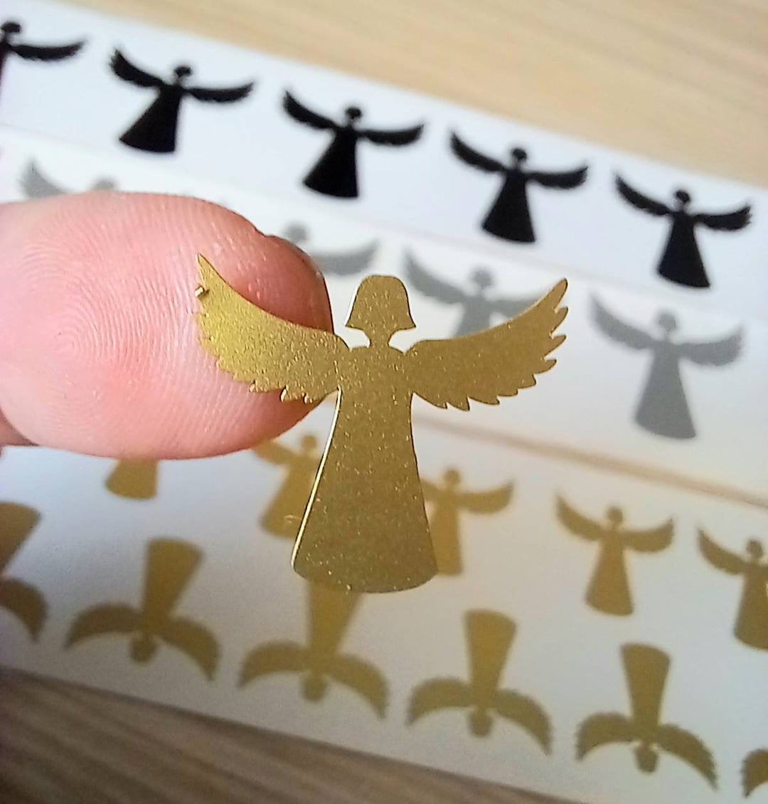 Set-20 Angel Stickers,envelope Seals,vinyl Stickers,winter Stickers ...