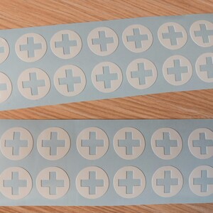 12 X Medical Round Cross Logo Decal , Medical Decals,emergency Stickers ...