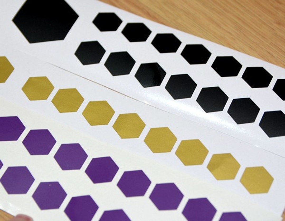 30 X Hexagon Decals , Honeycomb Viny Decal. - Etsy