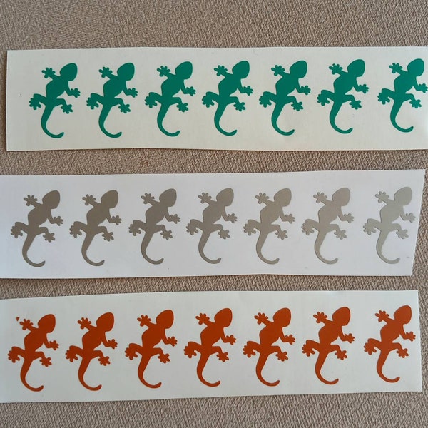 Lizard Wall Decals - Etsy
