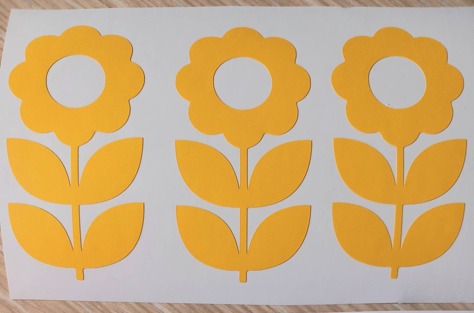 20 X Flower Vinyl Decals/stickers.mid Century Retro Flower Decal. - Etsy