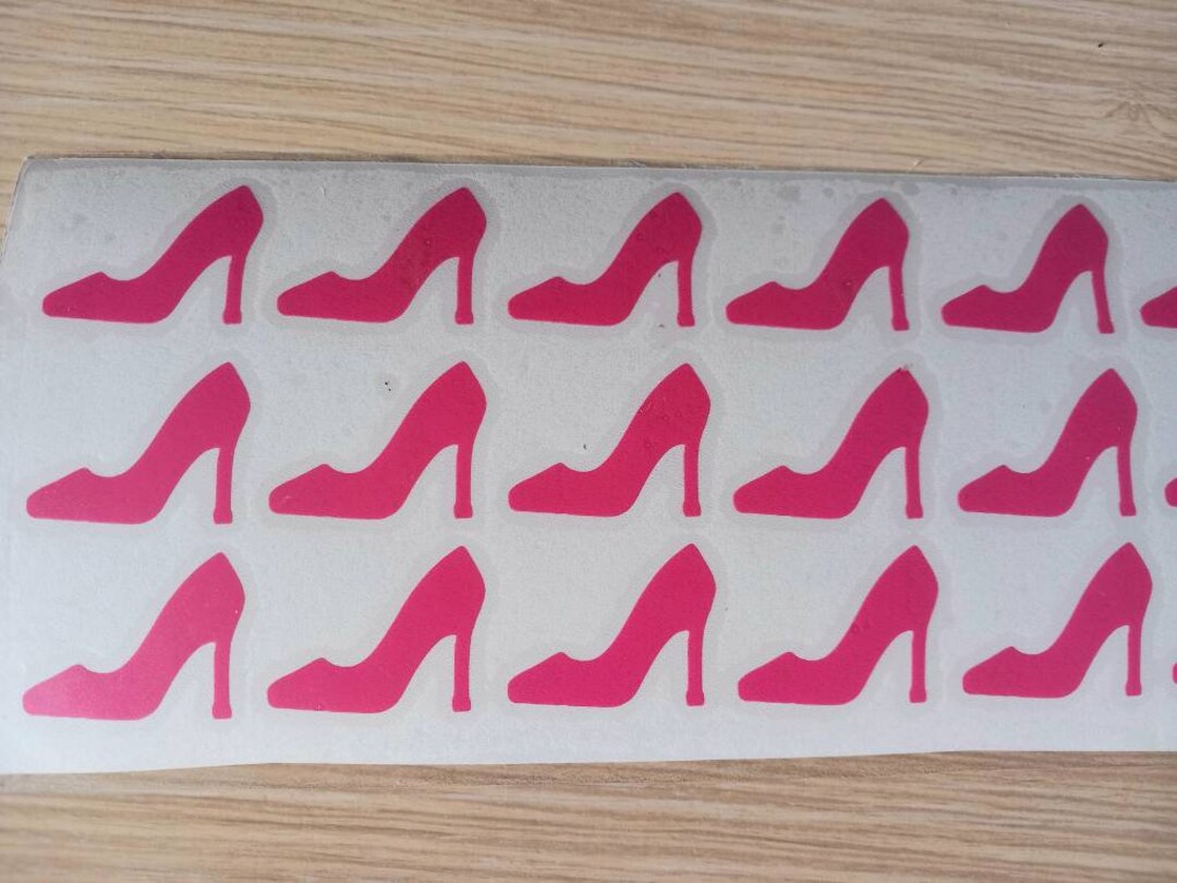 20 X High Heel Stickers, Shoe Vinyl Decals,planner Stickers. - Etsy