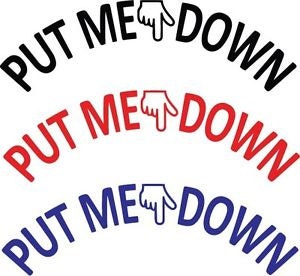 Put Me Down Toilet Decal,toilet Vinyl Sticker,wc. - Etsy