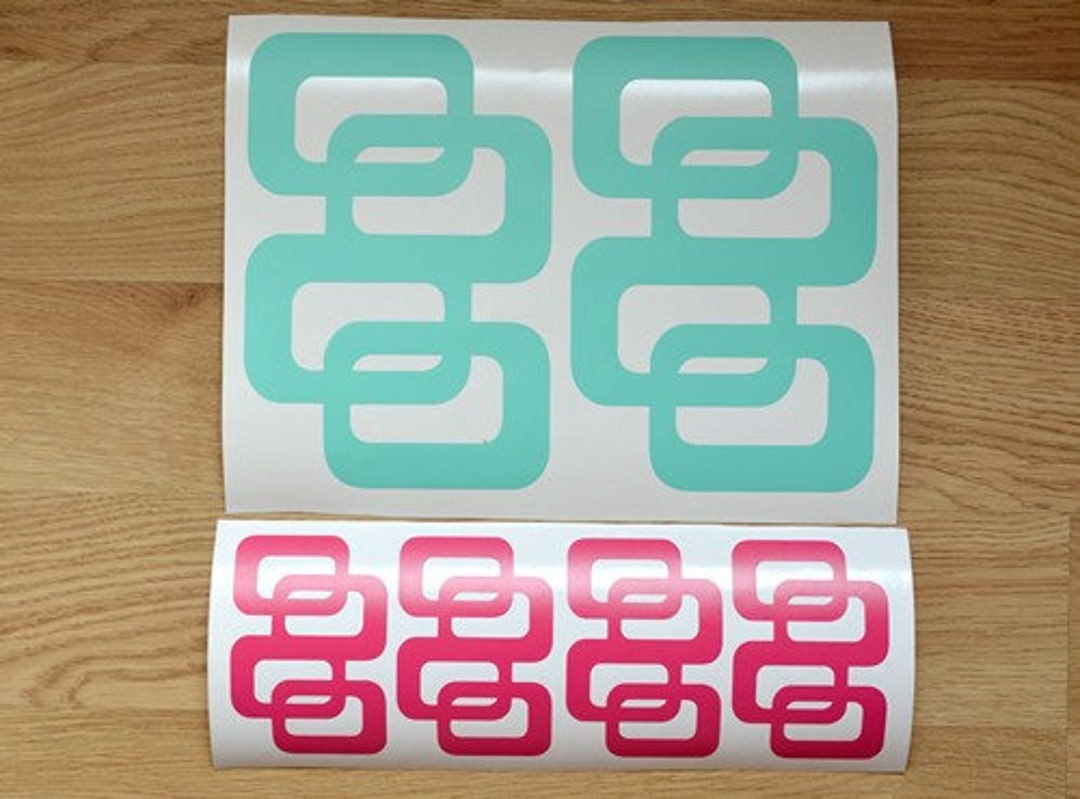 6 X Mid Century Decal,retro Decals. Mid Century Decor. - Etsy