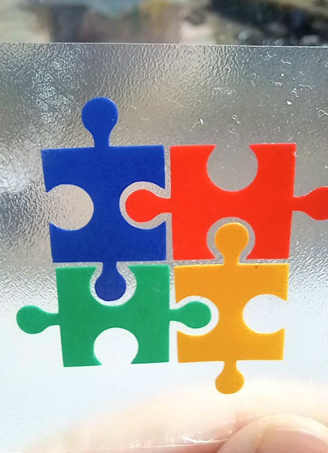2 X Autism Vinyl Decals.puzzle Decals.autism Awareness Decals. - Etsy