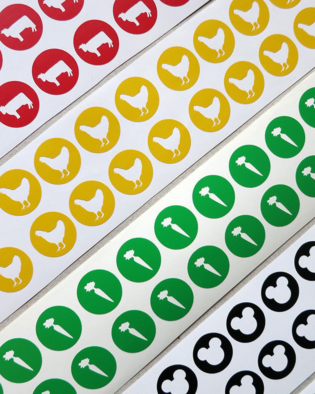 Menu Stickers,meal Choice Sticker,food Choice Sticker,table Stickers ...