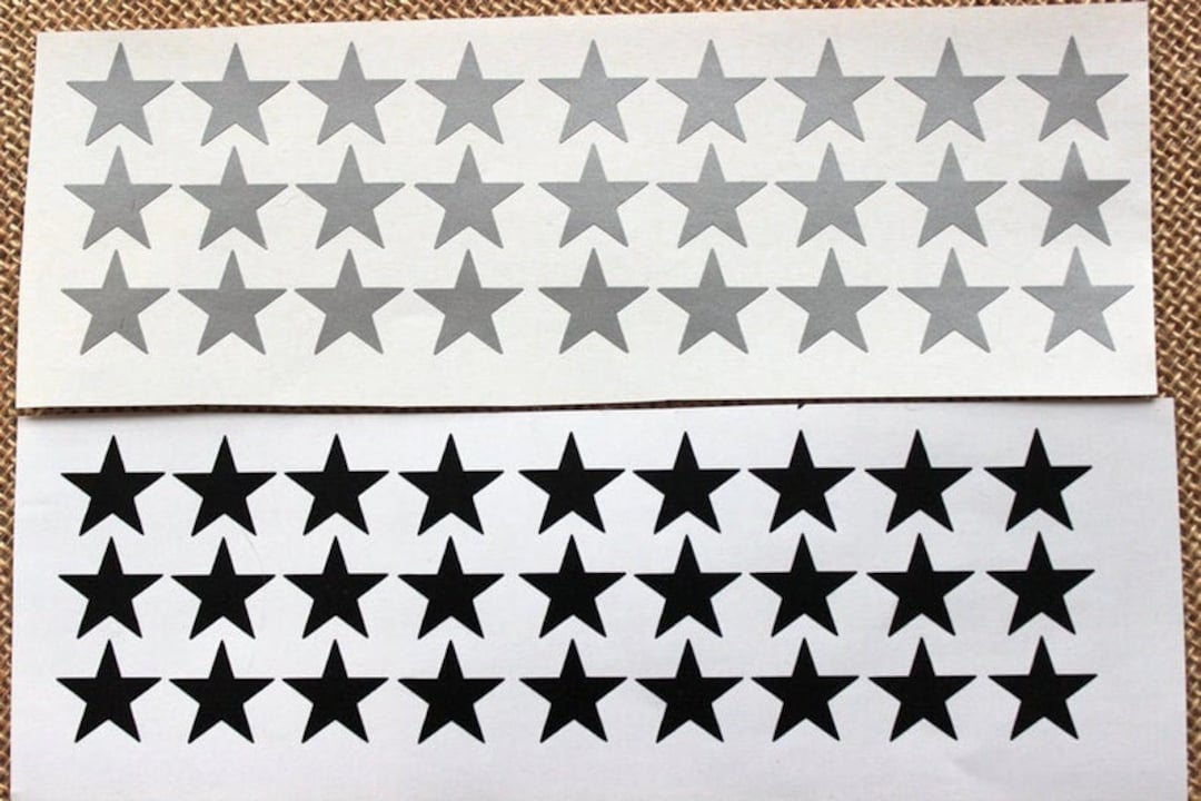 30 X Star Stickers, Star Vinyl Decal,star Stickers - Etsy