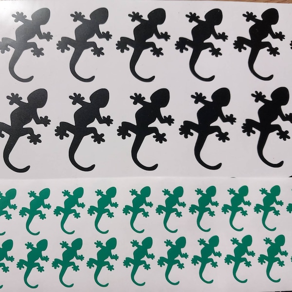 Lizard Wall Decals - Etsy