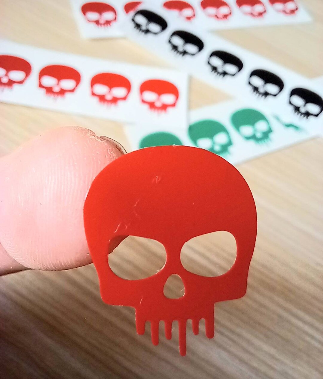 20 X Scull Stickers, Scull Vinyl Decal, - Etsy