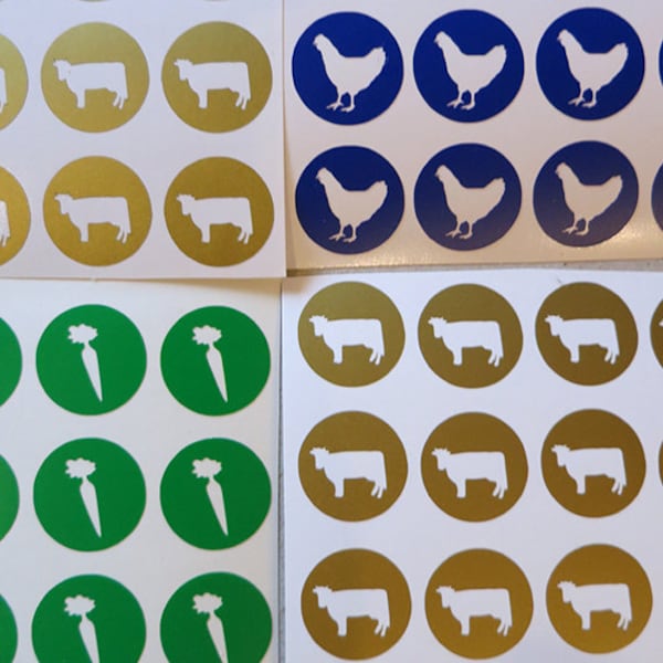 Meal Choice Stickers - Etsy