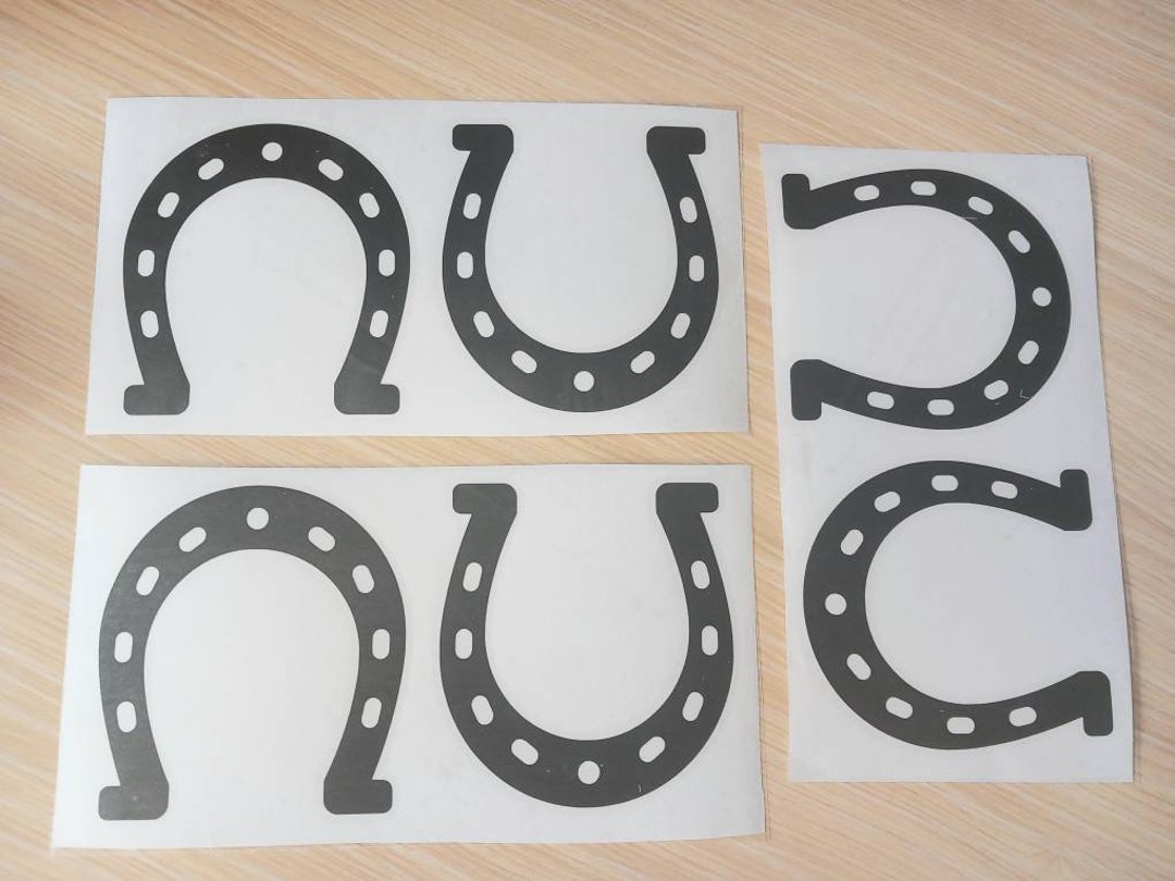20 X Horseshoe Decals/stickers, Good Luck Decal. - Etsy