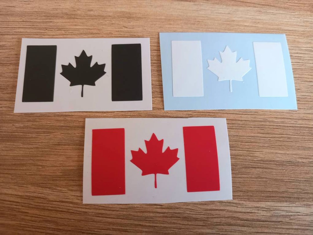 Set of 3 X Canadian Flag Vinyl Decals/stickers.maple Leaf Decal. - Etsy