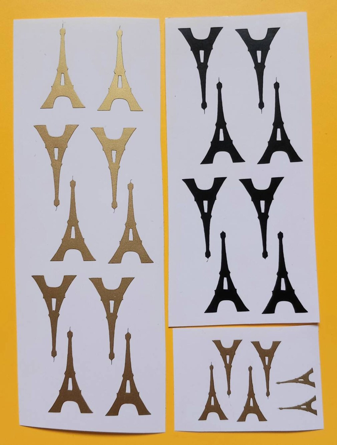 20 X Eiffel Tower Vinyl Decals , Home Decor ,french Party Decor. - Etsy