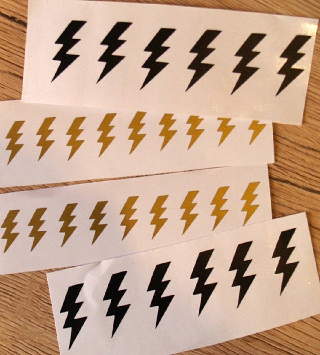 30 X Lightning Bolt Stickers, Bolt Vinyl Decal,flash Stickers - Etsy