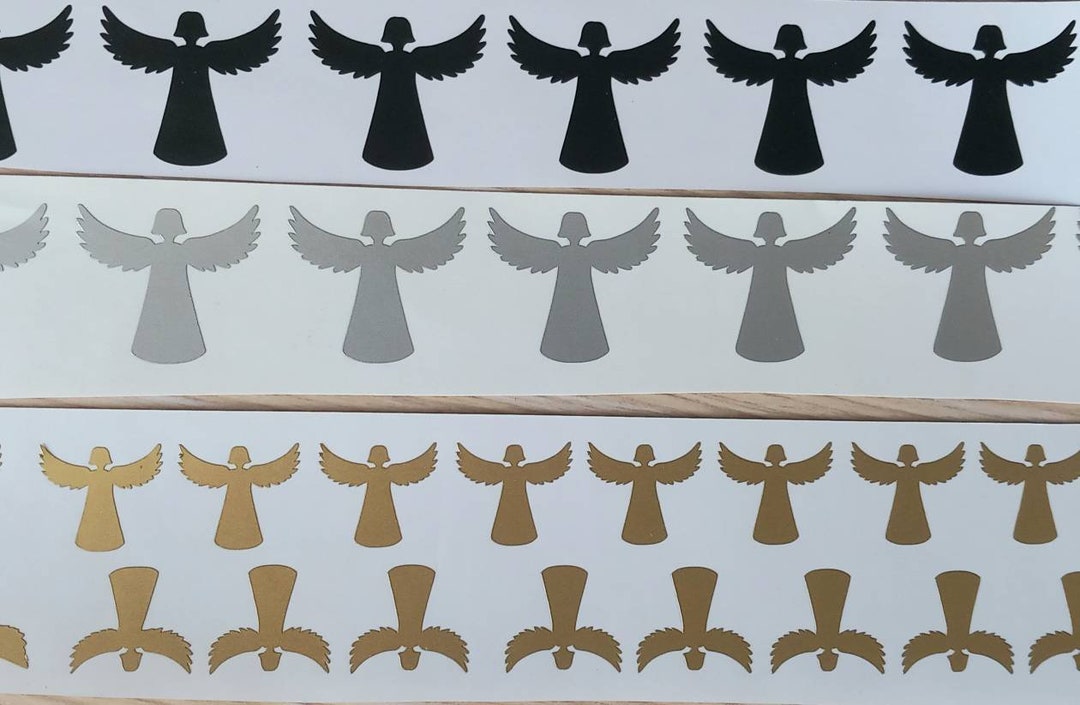 Set-15 Angel Stickers,envelope Seals,vinyl Stickers,winter Stickers ...