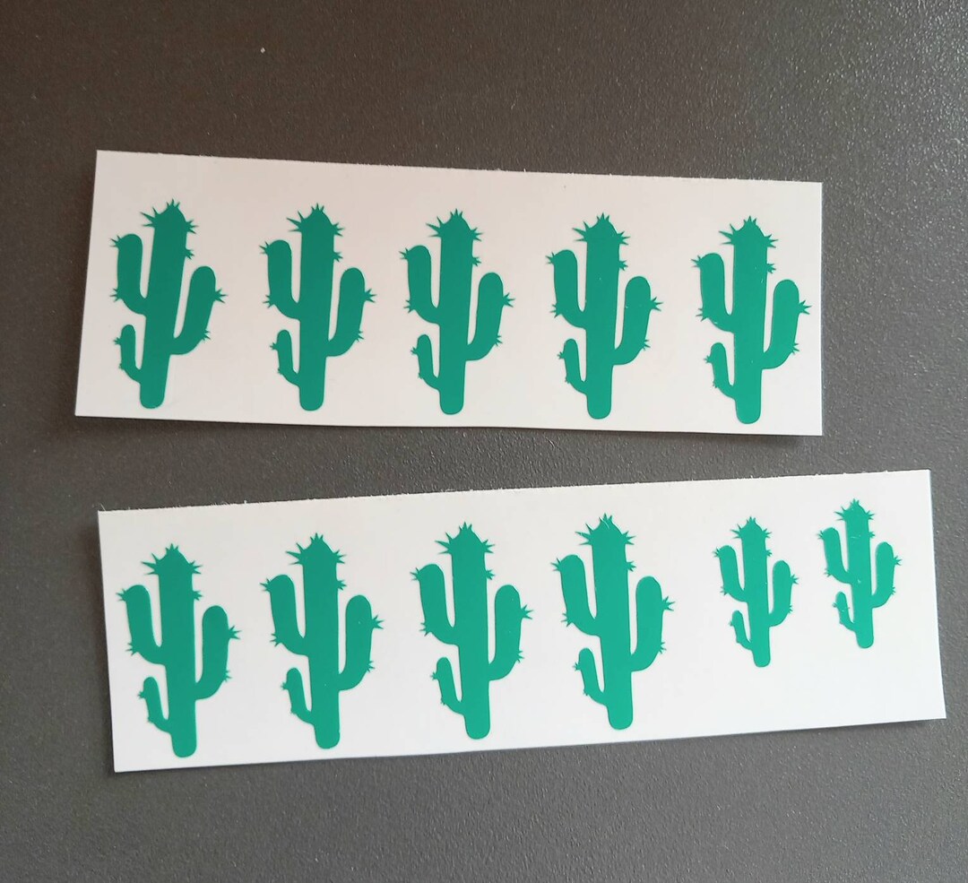 30 X Cactus Stickers, Plant Vinyl Decal , Tropical Stickers. - Etsy