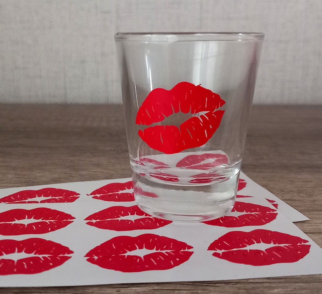 12x Lips Vinyl Decals/stickers.kiss Decals.valentine Day Decor. - Etsy