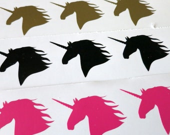 VS073 Cottagecore Unicorn Vinyl Sticker / 70s Aesthetic - Etsy