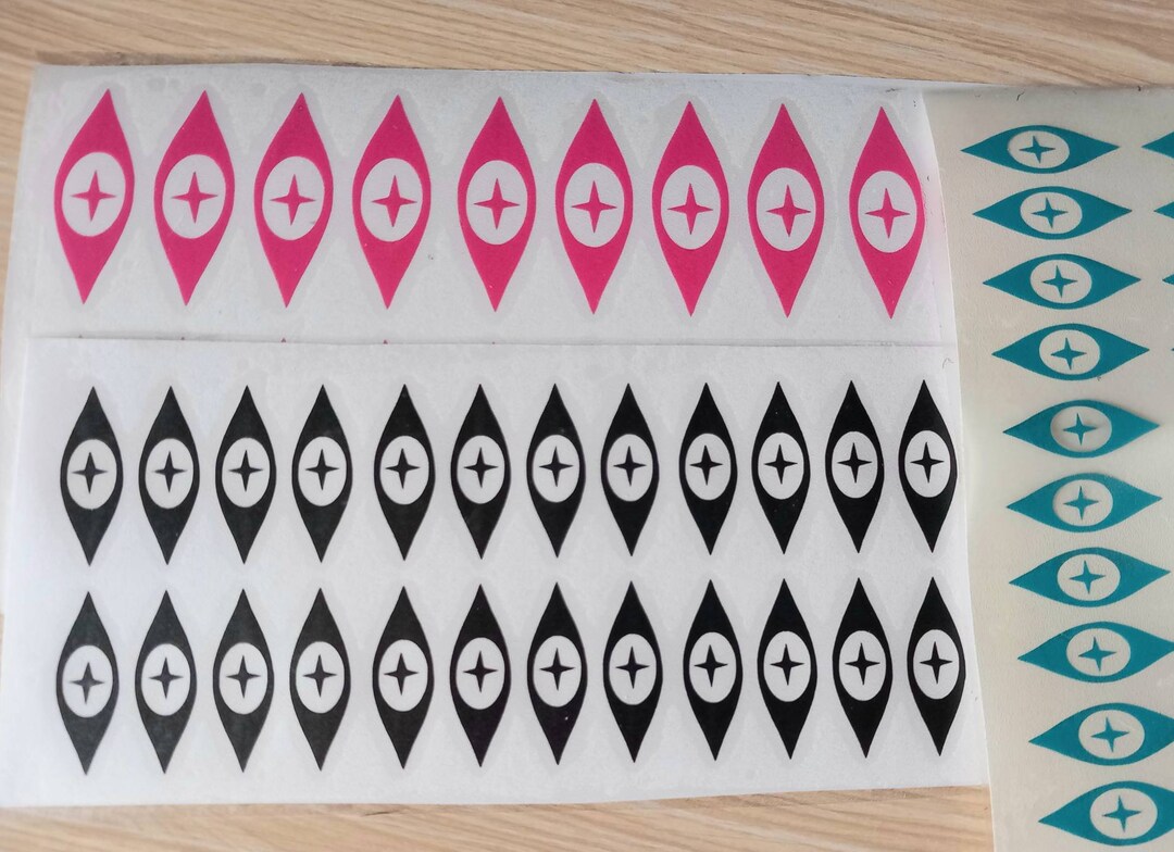 20 X Eyes Vinyl Decal,purex Designs Decal. - Etsy