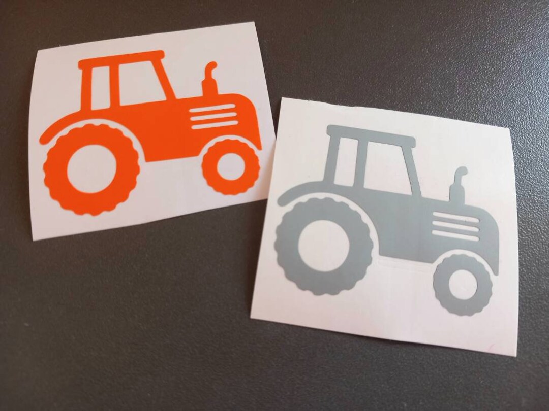 Set of 6 X Tractor Vinyl Decals.wall Decals.nursery Room Decals. - Etsy