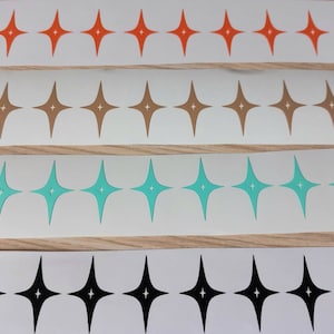 30 X Star Stickers, Vinyl Decal,retro Starburst Decals. - Etsy