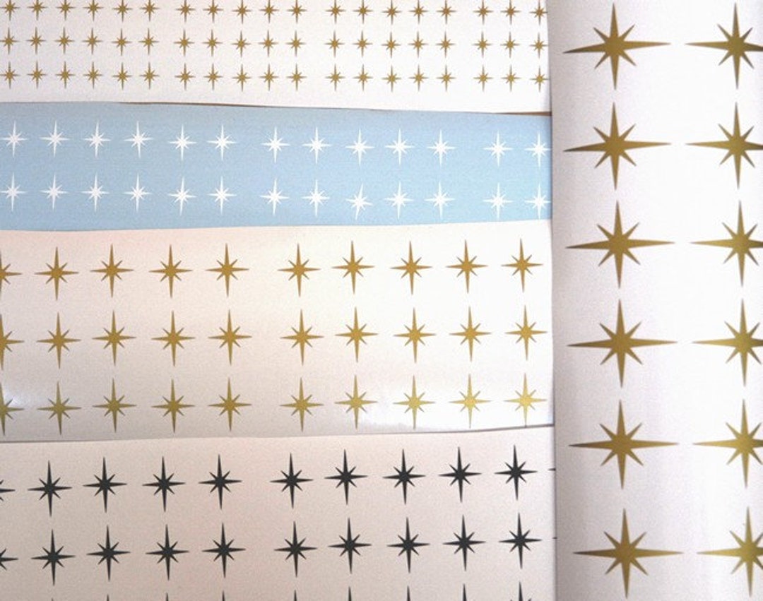 30 X Star Stickers, Vinyl Decal,retro Starburst Decals. - Etsy
