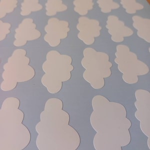 Set of 20 Cloud Stickers, Cloud Vinyl Decals. - Etsy