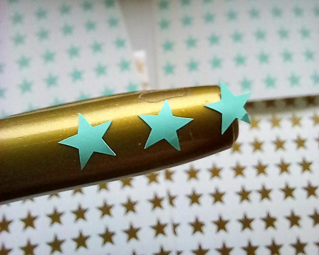300 X Tiny Star Stickers, Star Vinyl Decals.mini Stars. Planner Decals ...