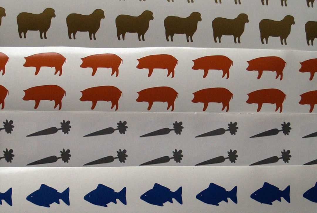 Menu Stickers,meal Choice Sticker,food Choice Sticker,table Stickers ...