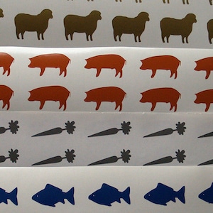 Menu Stickers,meal Choice Sticker,food Choice Sticker,table Stickers ...