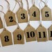 Burlap Table Numbers.Reception Table Numbers, Rustic Wedding, Wedding ...